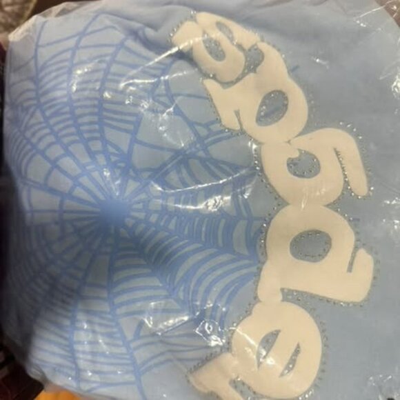 Sp5der | Sweaters | Sp5der Hoodie Sky Blue | Poshmark